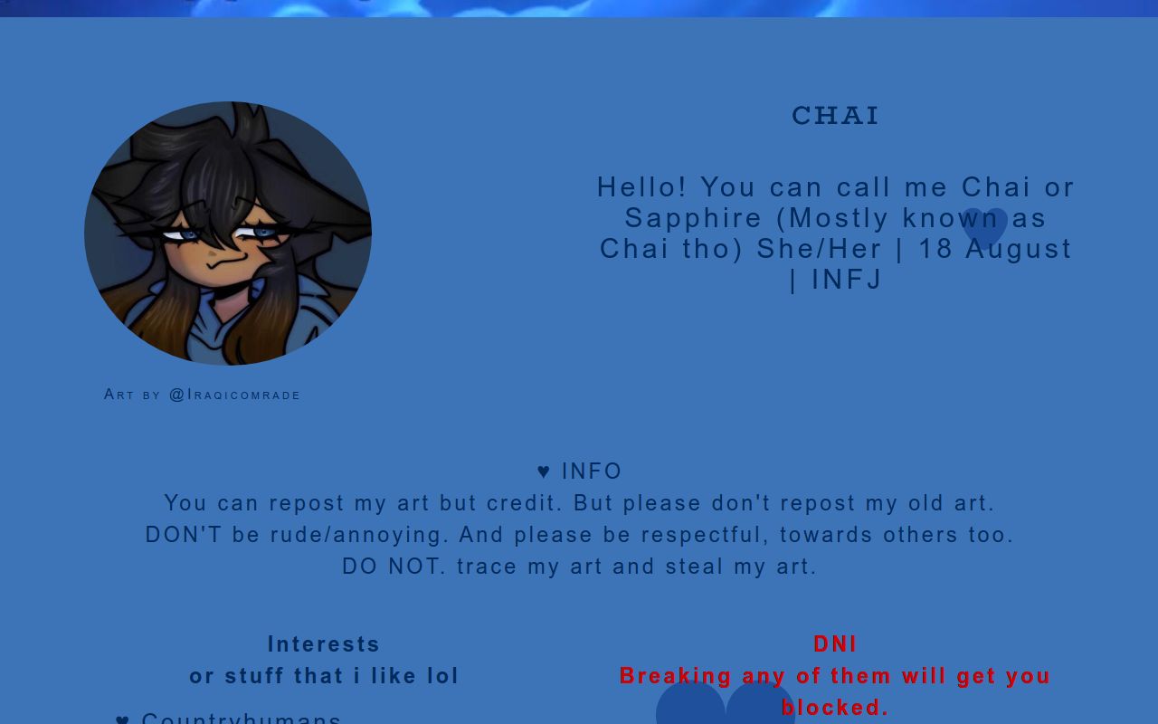 Chai's rules